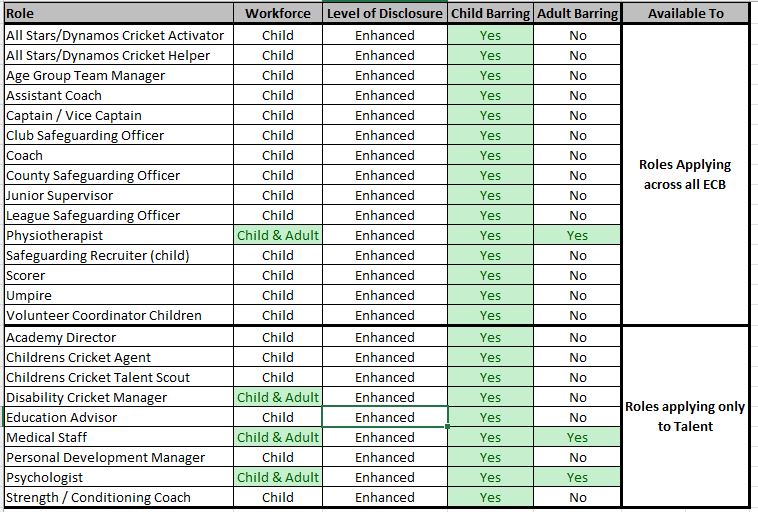 What level of DBS checks are carried out for ECB Roles? – Safe Hands